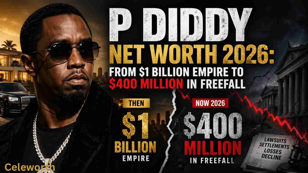 P Diddy Net Worth 2026 | $1B Empire to $400M Collapse
